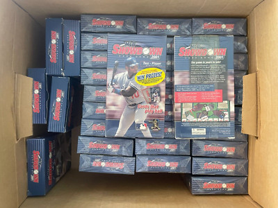 2001 MLB Showdown Two-Player Starter Set Card Game Baseball 30 NEW ...