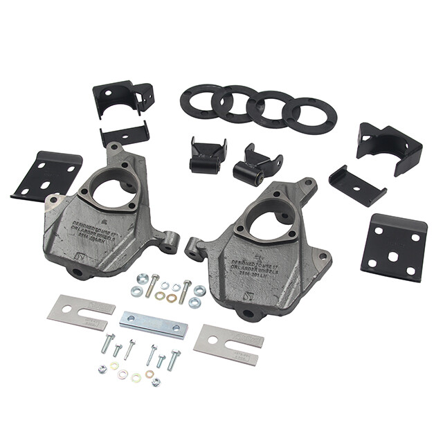 BELLTECH Drop Kit without Shocks 16.5-17 SIL/SIERRA (EST/CREW) 2WD, 3 ...
