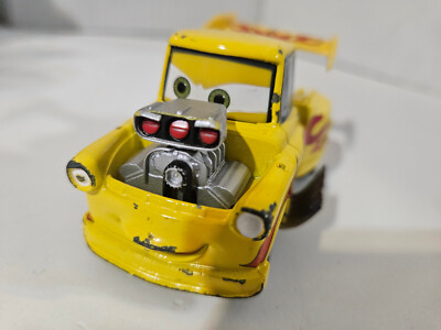 Disney Pixar Cars Drag Star Mater Funny Car Authentic Mattel | eBay