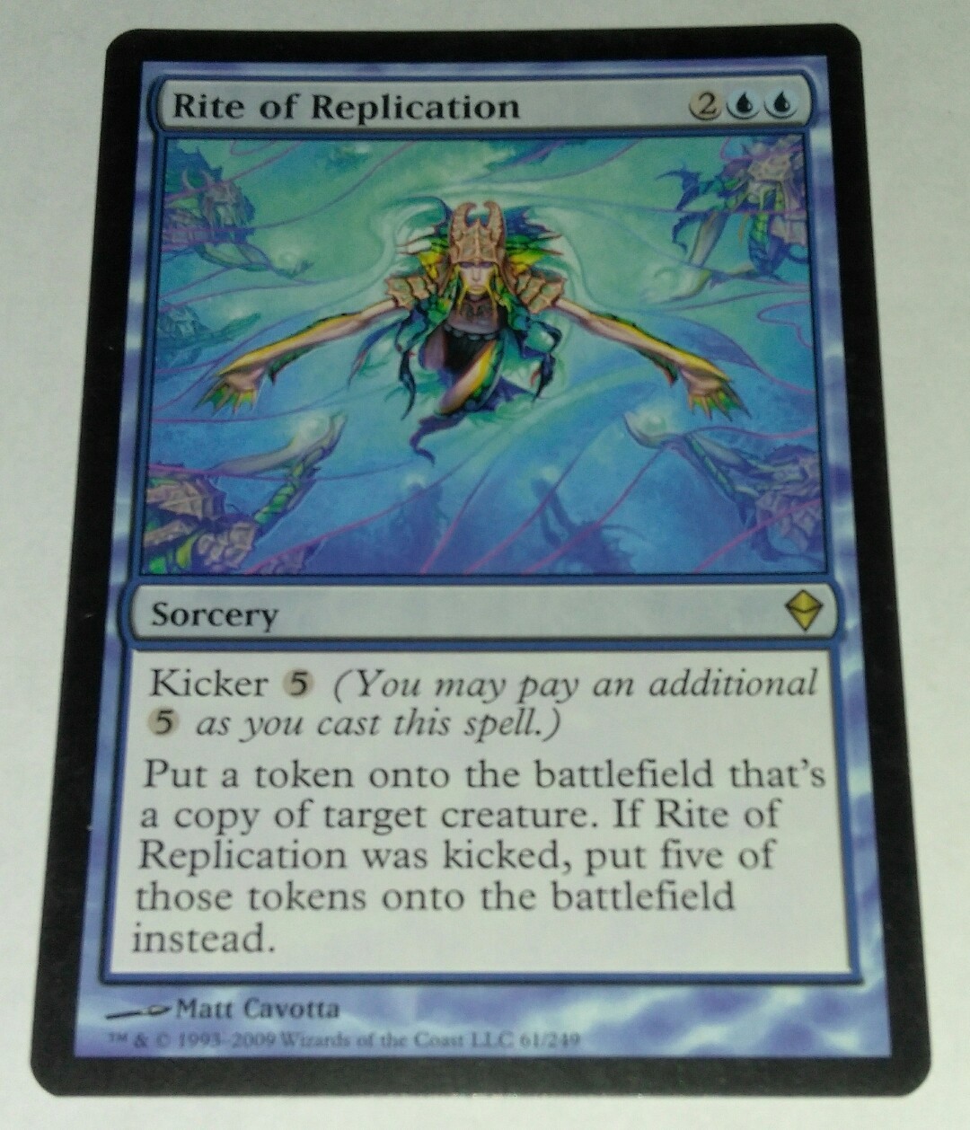 Rite of Replication ZENDIKAR MTG MAGIC THE GATHERING LP | eBay