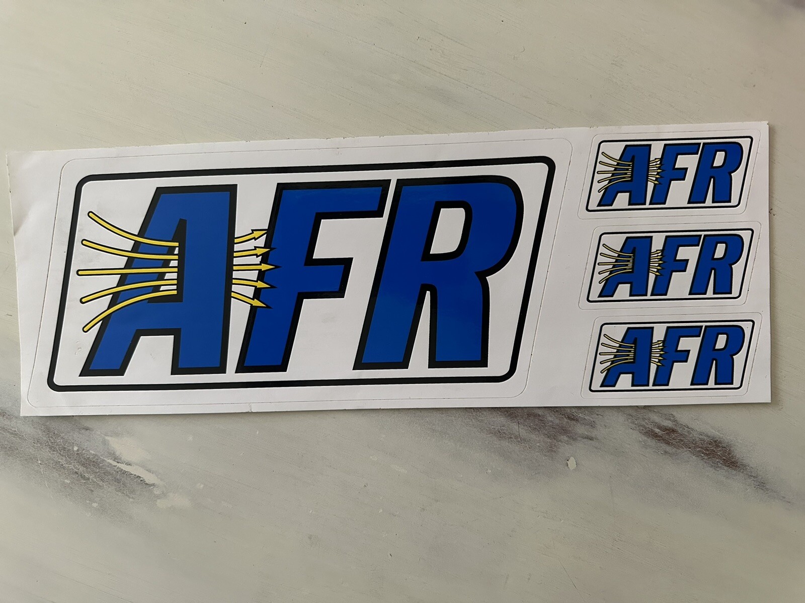 AFR STICKER LOT/SHEET (4 Stickers On Sheet) | eBay