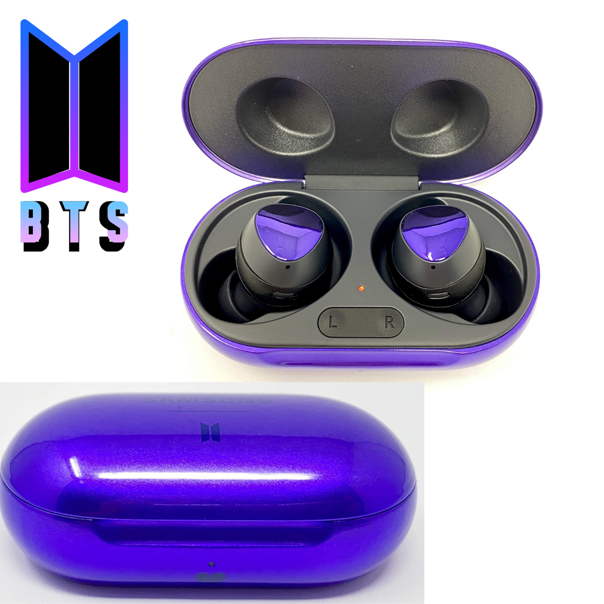 BTS Edition Samsung Galaxy Buds+ Plus Wireless Charging Case BTS Edition Samsung Galaxy Buds+ Plus Wireless Charging Case