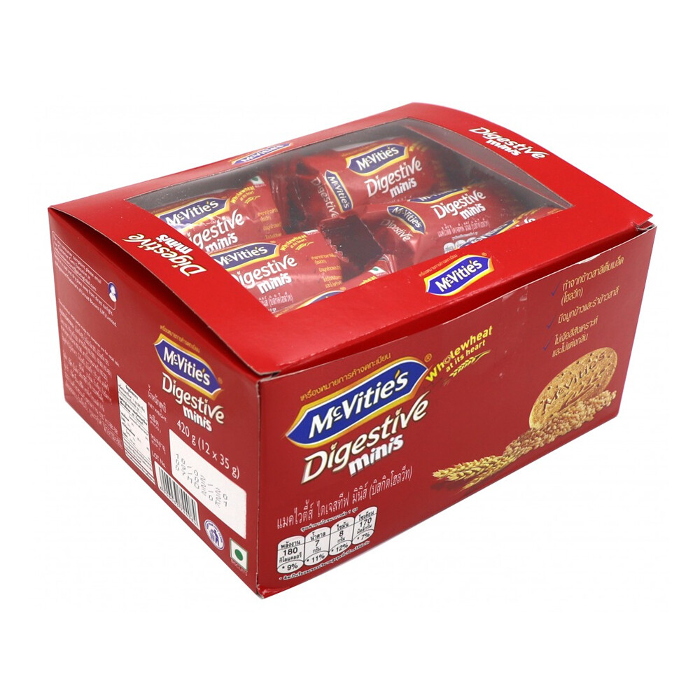 24x McVities 32.5g Digestives Mini Biscuits Packets Food Healthy Snacks ...