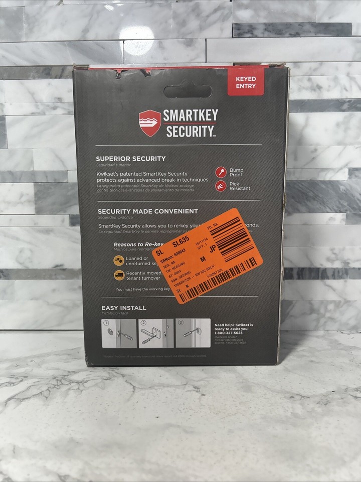 Kwikset Halifax Signature Series SmartKey Entry Lockset Matte Black | eBay