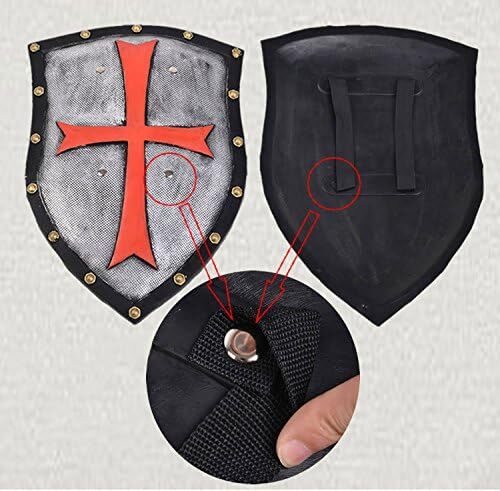 Medieval Knight Shield - 20 x 14" - Costume Accessory - Prop - One Size ...