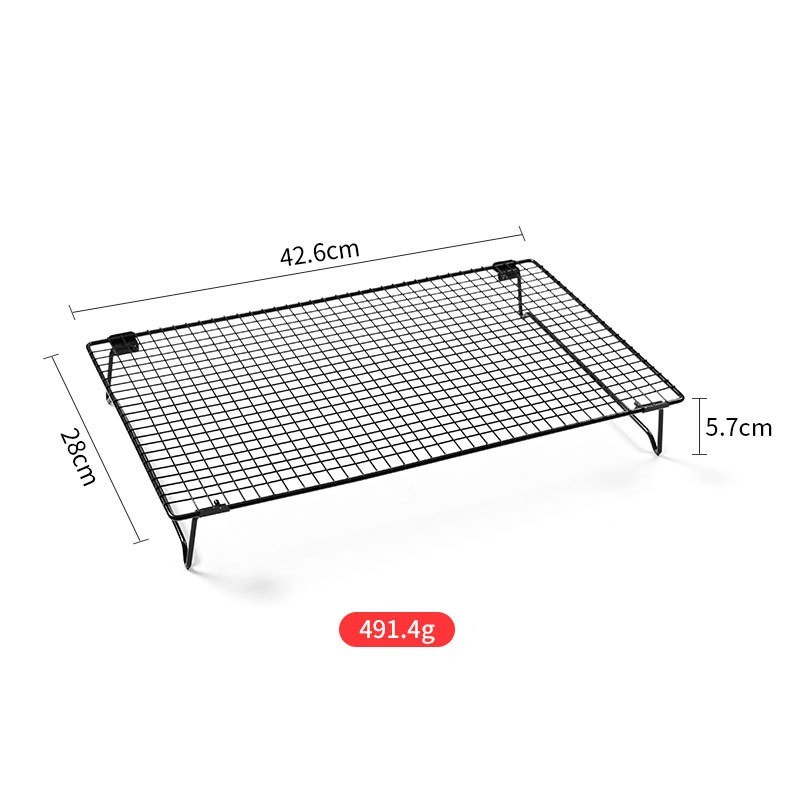 Cake Cooling Rack Non-stick Coating Iron Construction Space-saving ...