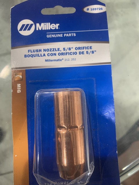 Miller 169726 Nozzle Slip Type .625 ORF Flush for sale online | eBay