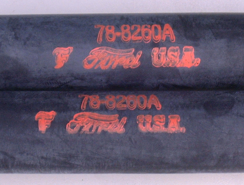 1937-1939 Ford Car Script Upper Radiator Hoses 37 38 39 Flathead Engine