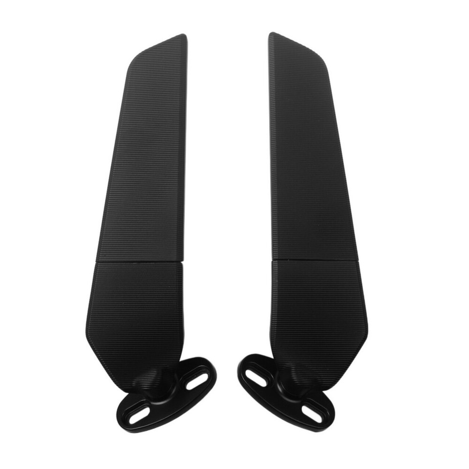 fit KAWASAKI ZZR600 ZZR400 Larged Rearview Side Mirror Wind Swivel Wing ...