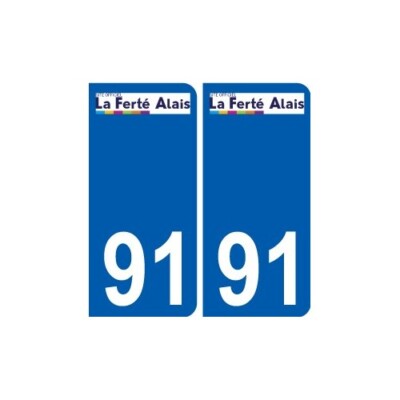 91 La Ferté-Alais logo autocollant plaque stickers ville | eBay