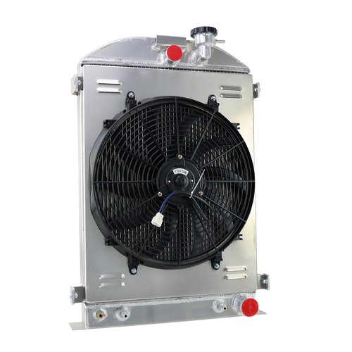 4 Row Radiator Shroud Fan Fits 1933 1934 1935 Ford MODEL A Hot Rod ...