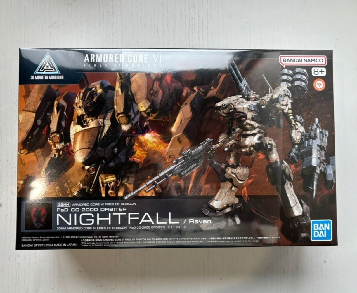 BANDAI 30MM ARMORED CORE Ⅵ FIRES OF RUBICON Nightfall model kit 2024 | eBay