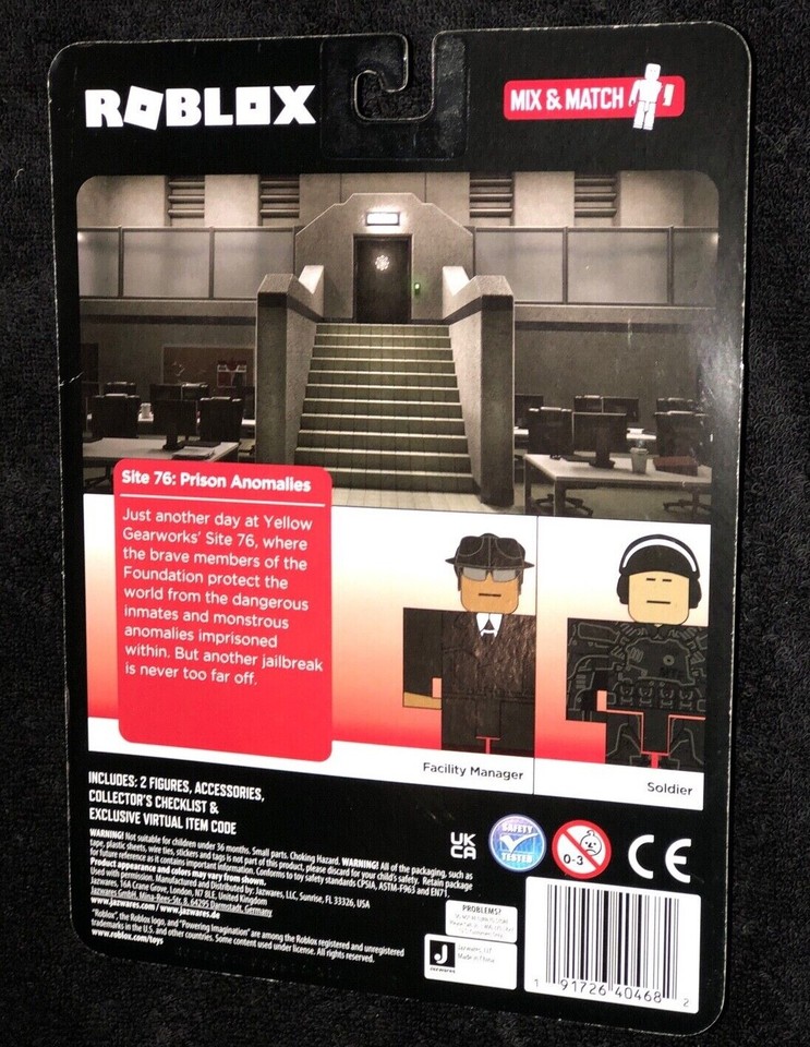 ROBLOX SITE 76: PRISON ANOMALIES SET BRAND NEW IN BOX READY TO SHIP | eBay