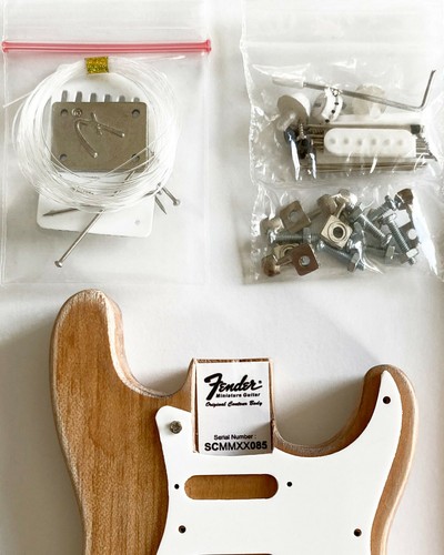 Fender Stratocaster Model Kit - Build Your Own Mini Strat! Kit by Axe ...