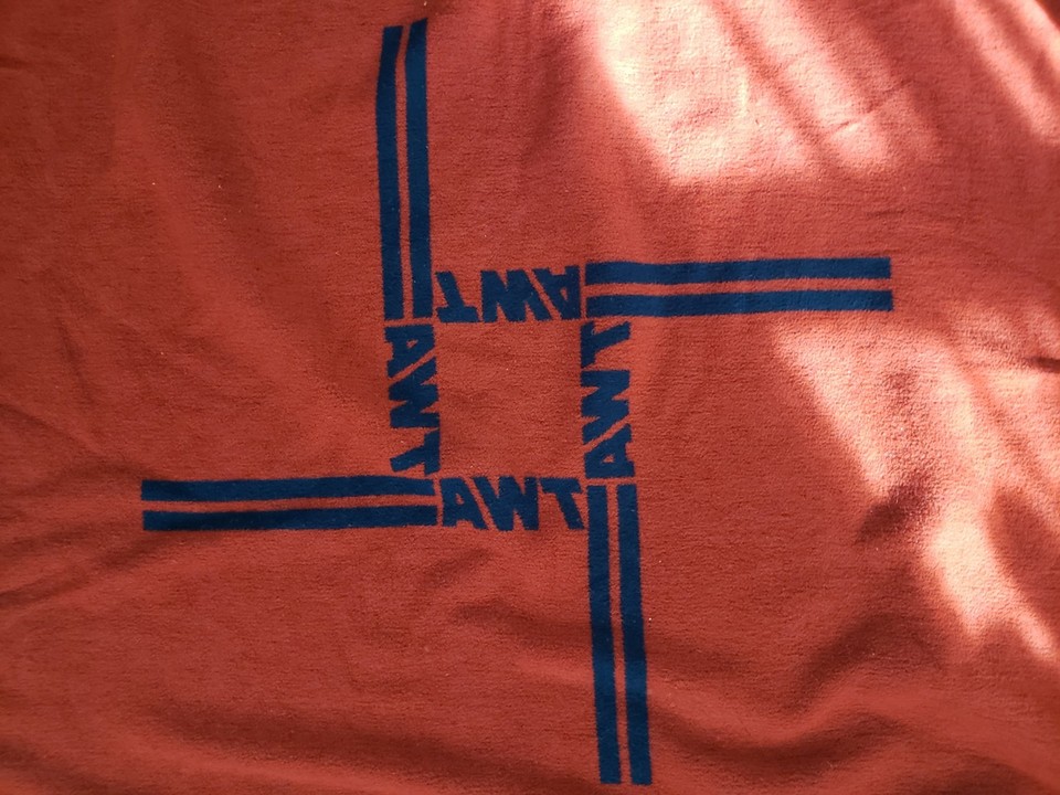 Vintage TWA Trans World Airlines Logo Blanket Throw First Class Travel ...