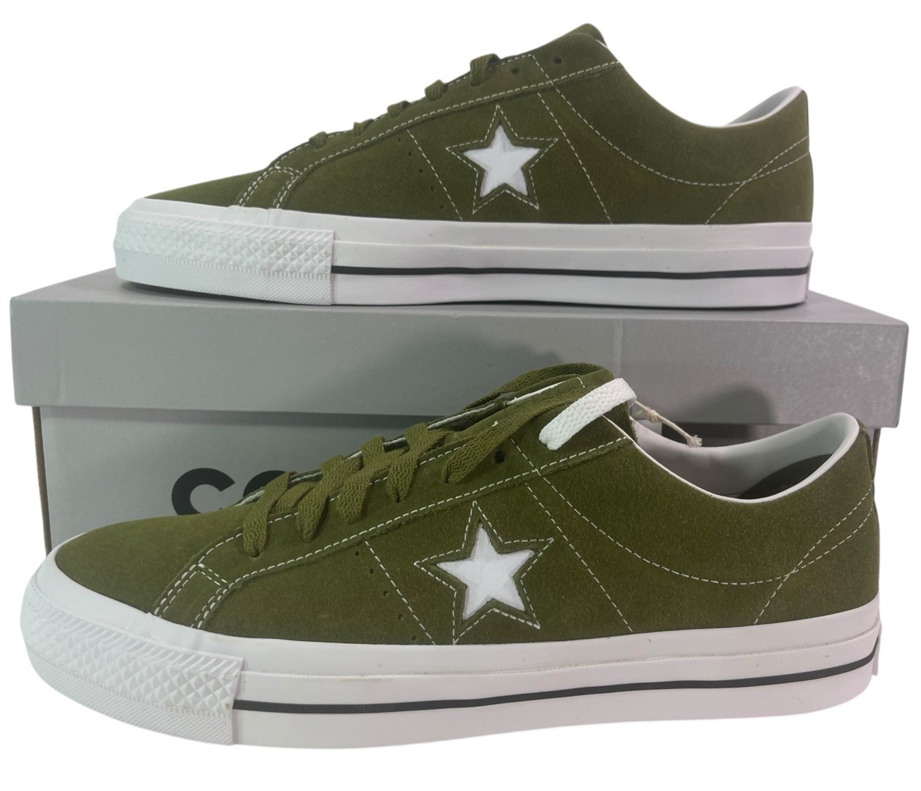 Size 13 - Converse One Star Pro Low Trolled Green for sale online | eBay