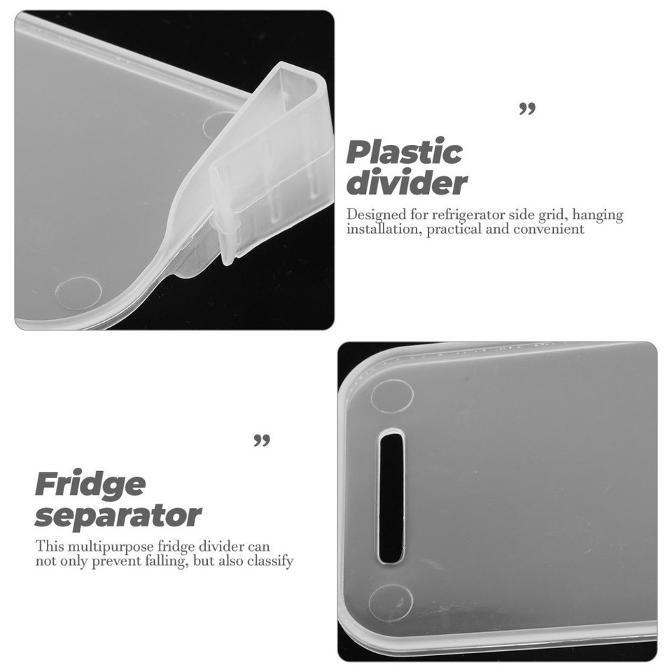 40 Pcs Refrigerator Side Door Shelf Divider Organizers Storage Drawer ...