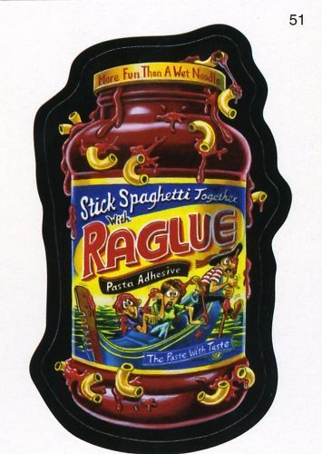 WACKY PACKAGES SERIES #7 - RAGLUE SPAGHETTI SAUCE | eBay