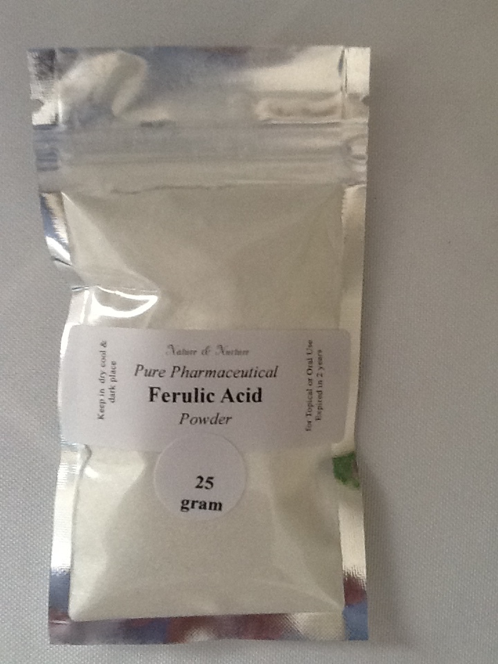 Ferulic Acid Powders Super Antioxidant,Vitamin Preservation.,UV ...
