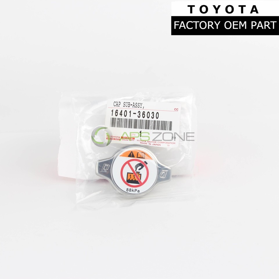 GENUINE TOYOTA CAMRY COROLLA RAV4 ENGINE COOLANT RADIATOR CAP OEM 16401 ...