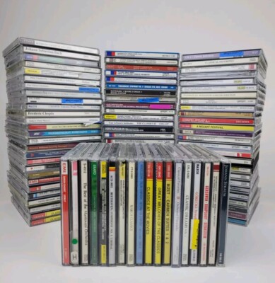 HUGE Lot Of 50+ Classical Music CDs Mozart Chopin Beethoven Opera *FREE ...