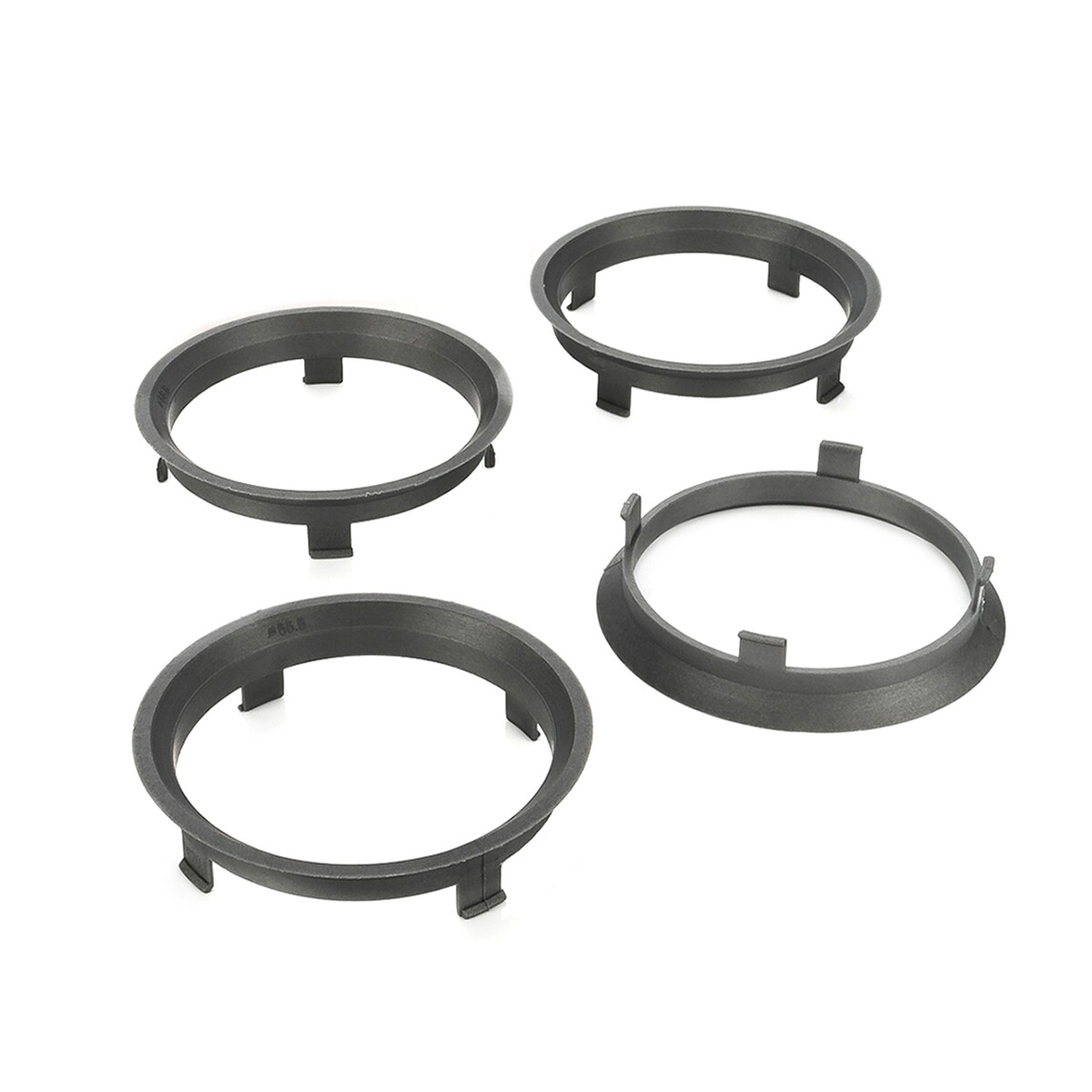 4x Distance Rings Centering Ring for Alloy Wheels Ø 66,6 MM - Ø 70,1 MM ...