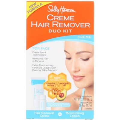 sally hansen creme hair remover duo kit | eBay