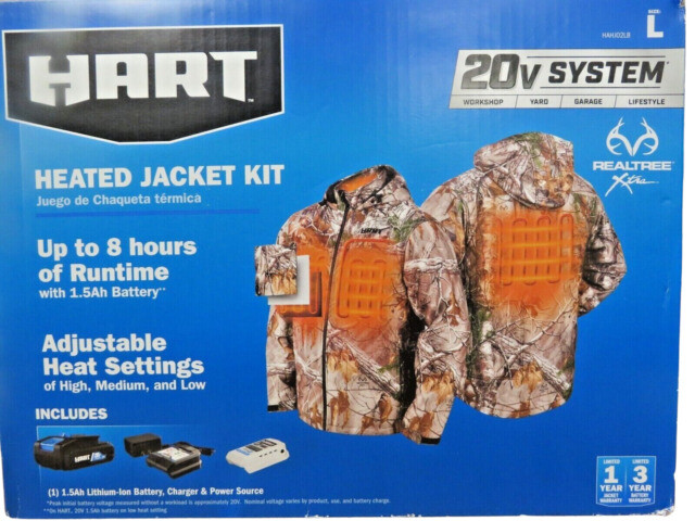 Hart 20V Mens Heated Xtra Camouflage Regular Jacket - Multi-Color ...