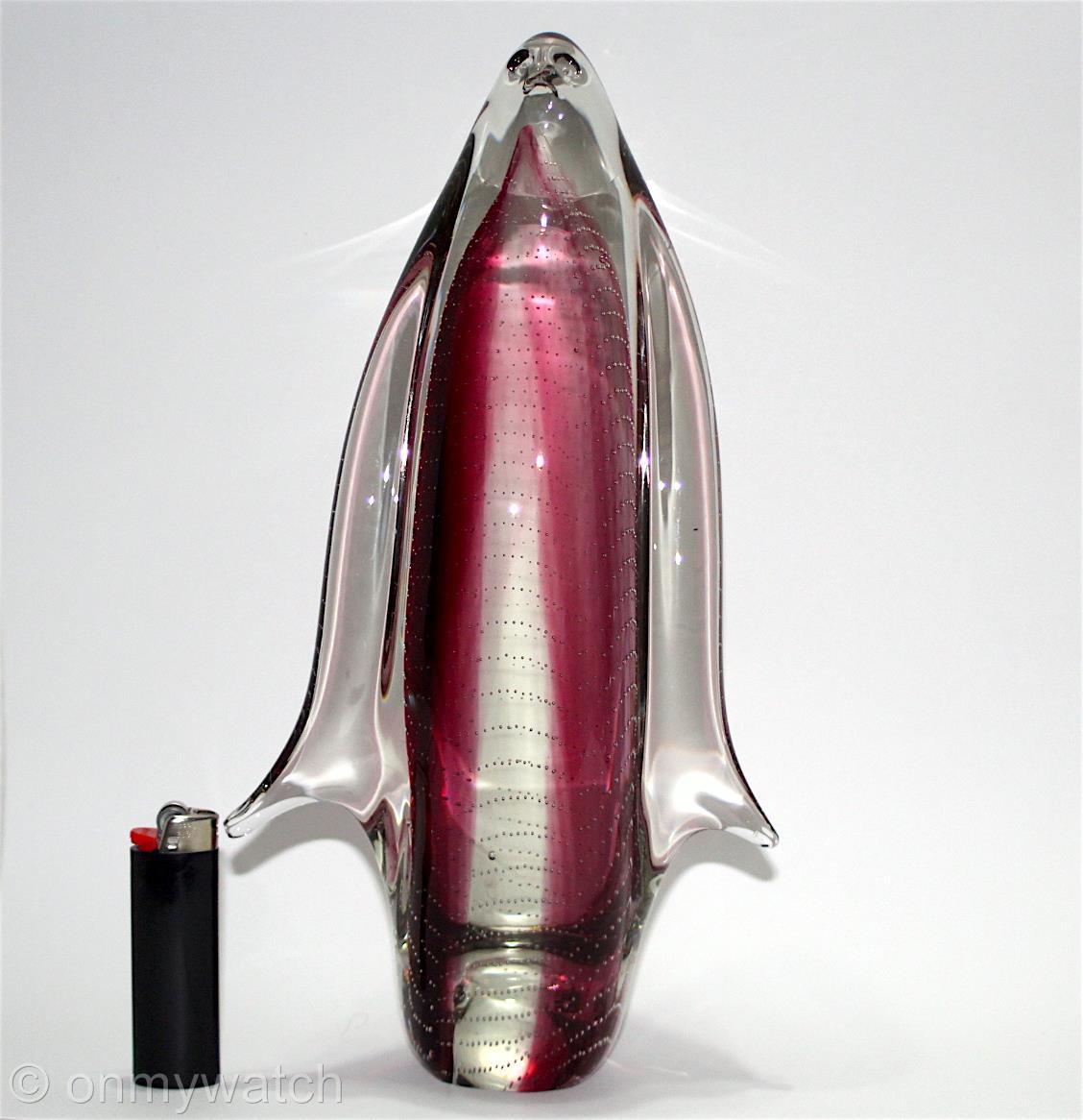 VERY RARE Pilgrim HUGE Penguin SiGNED MARiO SANDON (d.2011) Clowns ArT ...