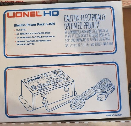 Lionel Ho Train set Power Pack 5-4550 | eBay