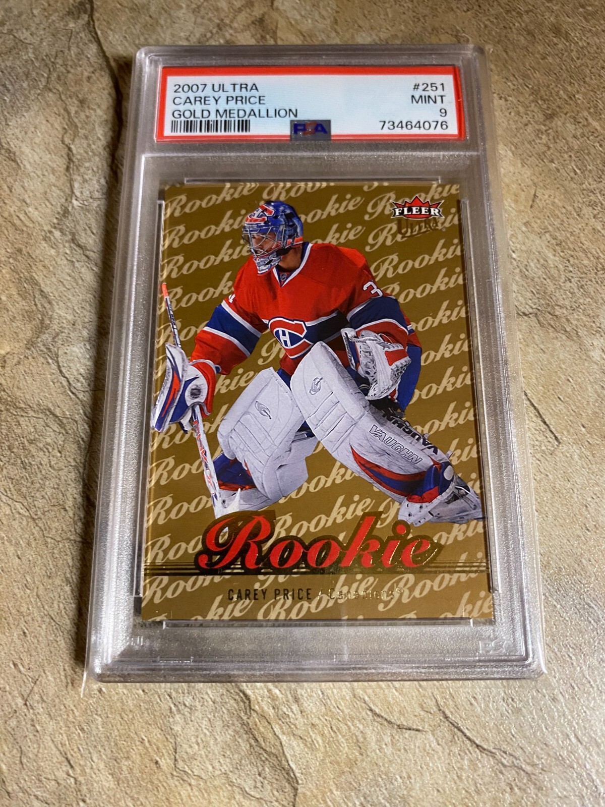 Carey Price With Gold