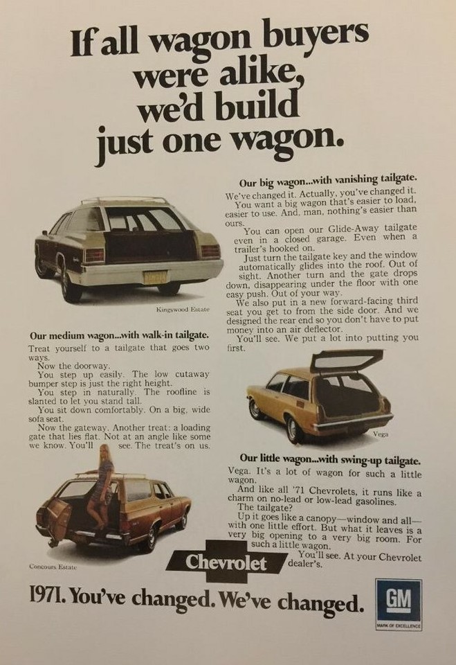 C7 Magazine ads 1966 Buick & Pontiac, 1970 Cadillac, & 1971 Chevy ...