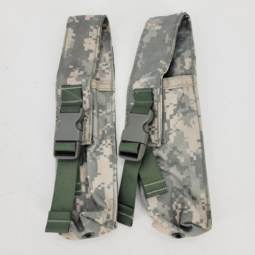 2 x ACU DFLCS Pop Flare Pouch MOLLE DF-LCS Baton Flashlight Suppressor ...