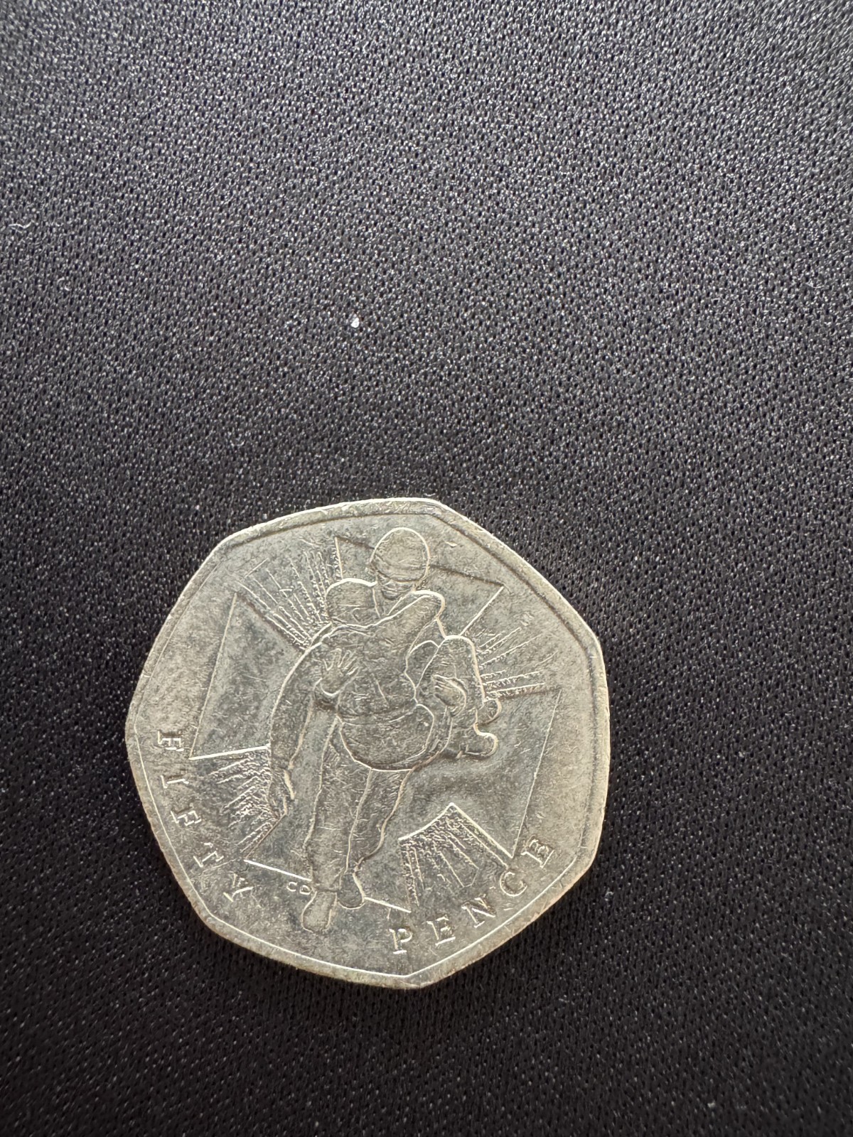 RARE Fifty Pence 50p Commemorative World War 2 ll Coin 2006 wounded ...