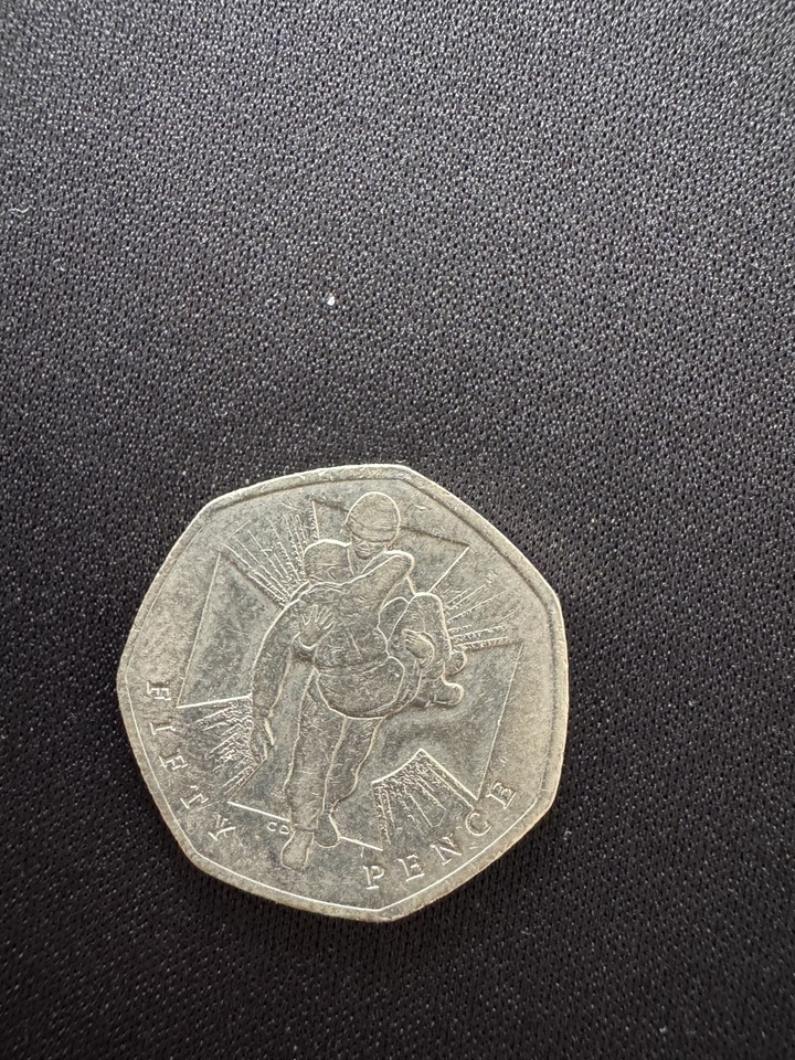 RARE Fifty Pence 50p Commemorative World War 2 ll Coin 2006 wounded ...