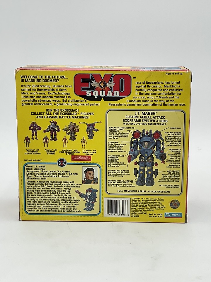 1993 Playmates - Exo Squad JT Marsh Aerial Attack E-Frame | eBay