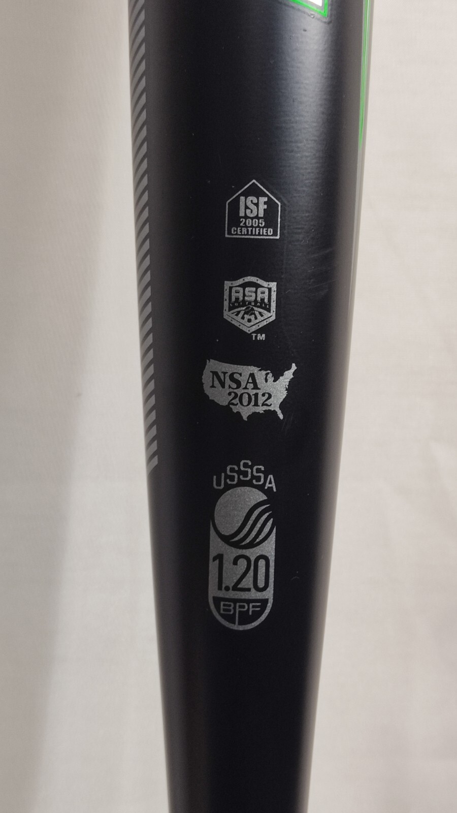 Easton Rebel Bat 34” Model SP10 Softball 2 1/4” Barrel Black/Green 28oz ...