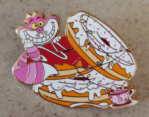 Fantasy Pin - Disney Cheshire Cat Christmas Cookies Donuts Macaroons ...