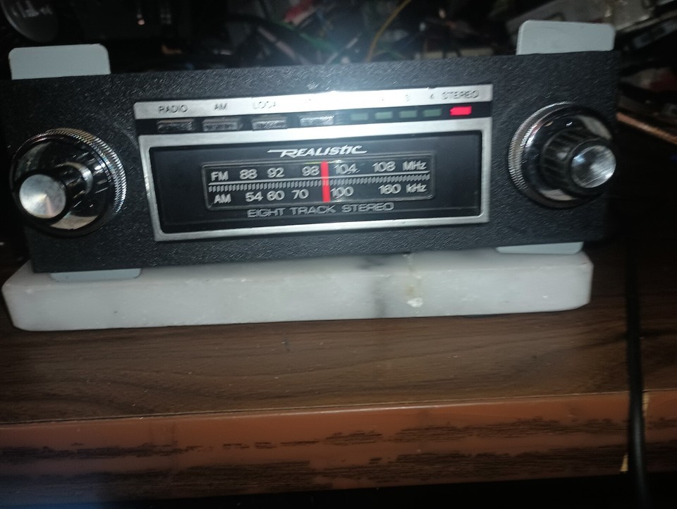 VTG Old School Realistic Combo 8 Track Car Stereo Graphic Equalizer ...