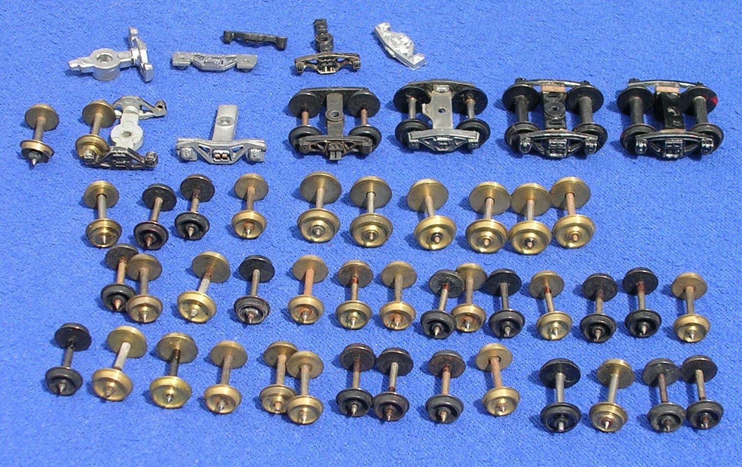 Large Lot of HO Scale Brass Rolling Stock Wheels 1950s | eBay