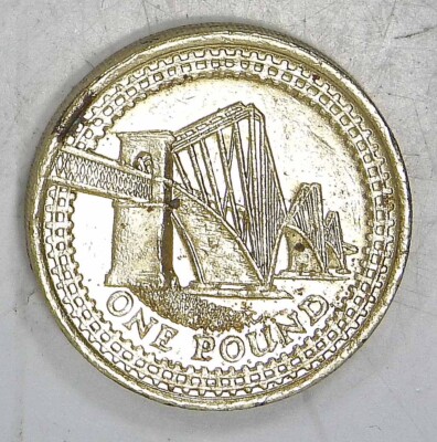 2004 Forth Rail Bridge Scotland United Kingdom British 1 one Pound uk ...