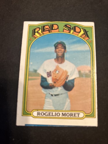 1972 Topps Baseball Card #113 Rogelio Moret Boston Red Sox Vg Miscut ...