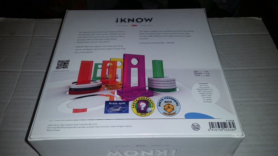 iKNOW Board Game NEW SEALED | eBay