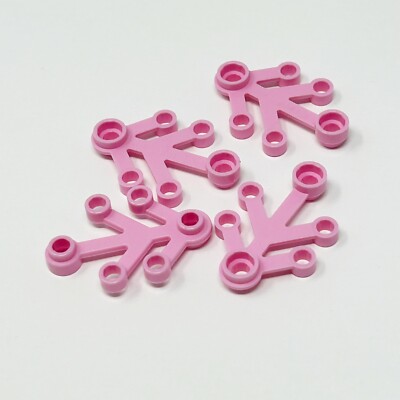 2423 LEGO Parts Plant Leaves Leaf 4x3 BRIGHT PINK (4) | eBay
