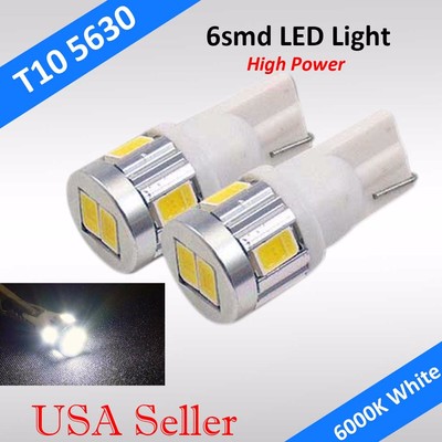2x T10 T15 168 194 W5W Cree High Power 6smd LED Backup Reverse Light ...