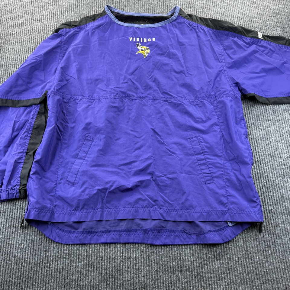 Vintage Minnesota Vikings Jacket Mens Large Purple NFL Football Puma ...