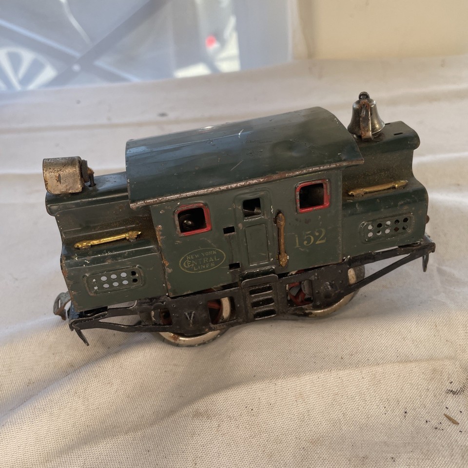 Lionel Train 152 NYC Lines Electric Loco Dark Green Prewar O Gauge | eBay