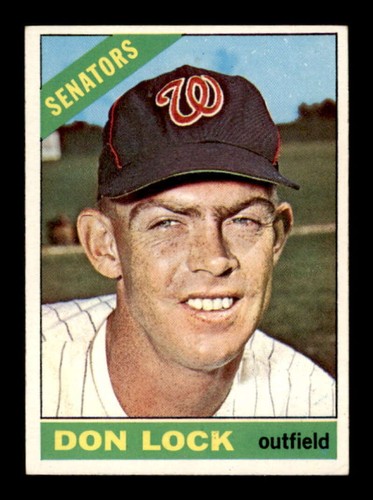 1966 Topps #165 Don Lock VG/VGEX Senators 557770 | eBay