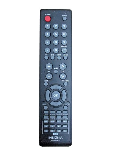 Original INSIGNIA NS-RC05A-13 TV/DVD Remote Control. NS29LD120A13 ...