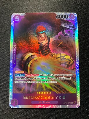 One Piece Card Game Awakening of the New Era EUSTASS CAPTAIN KID SR ...